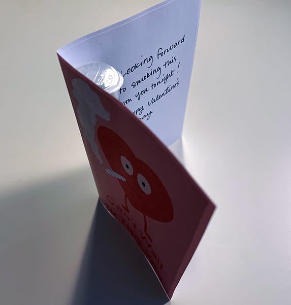 DIY Joint Holder Valentine Card | Blog | Dockside Cannabis