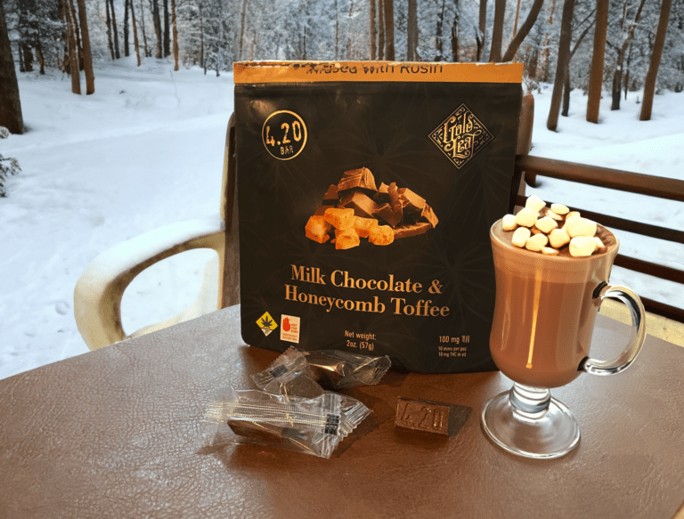 DIY Infused Hot Chocolate with Gold Leaf Hash-Infused Chocolate Bars ...