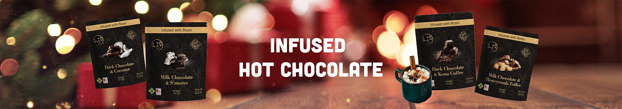 DIY Infused Hot Chocolate with Gold Leaf Hash-Infused Chocolate Bars ...